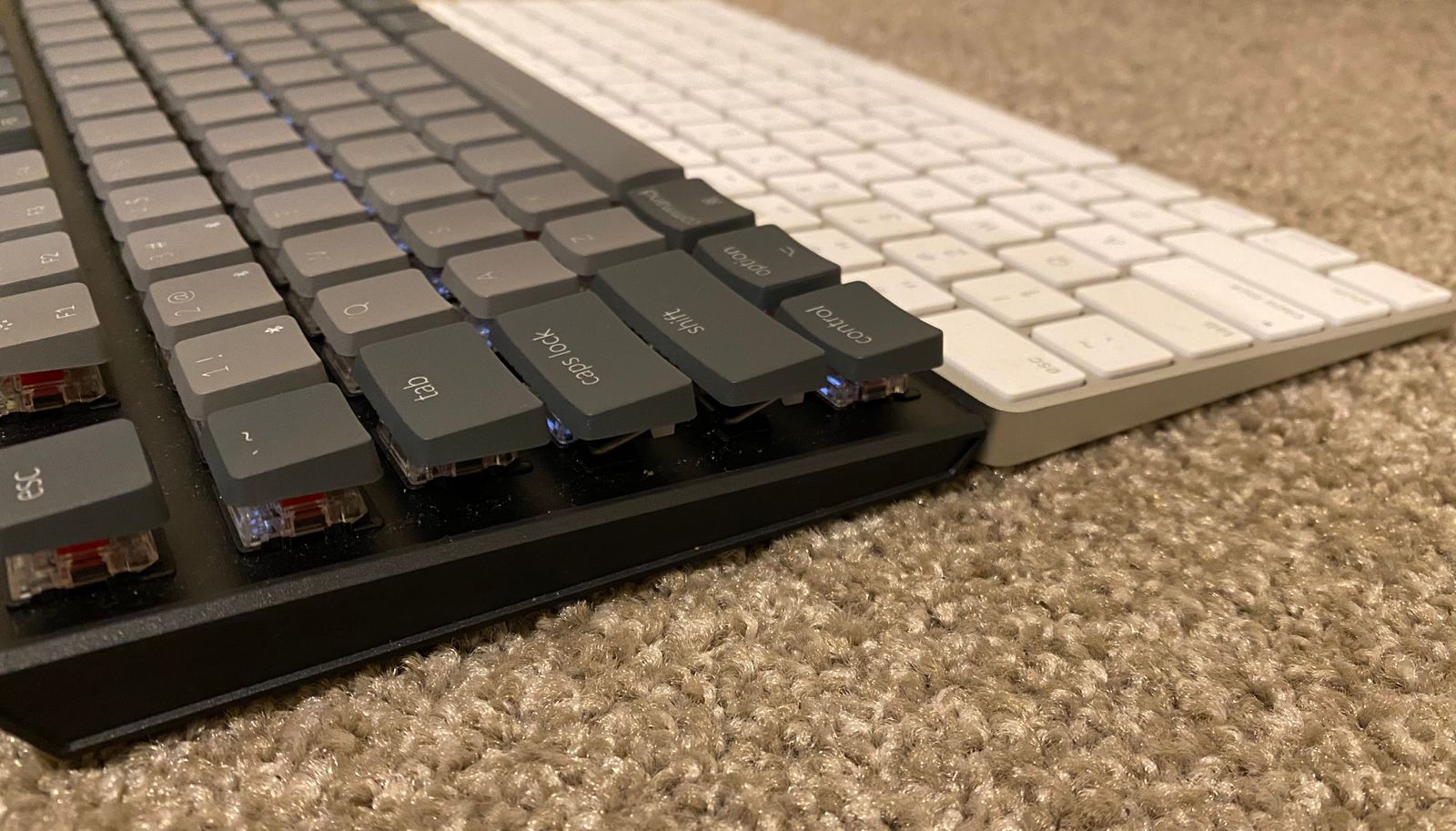 Apple Magic Keyboard to Keychron K1